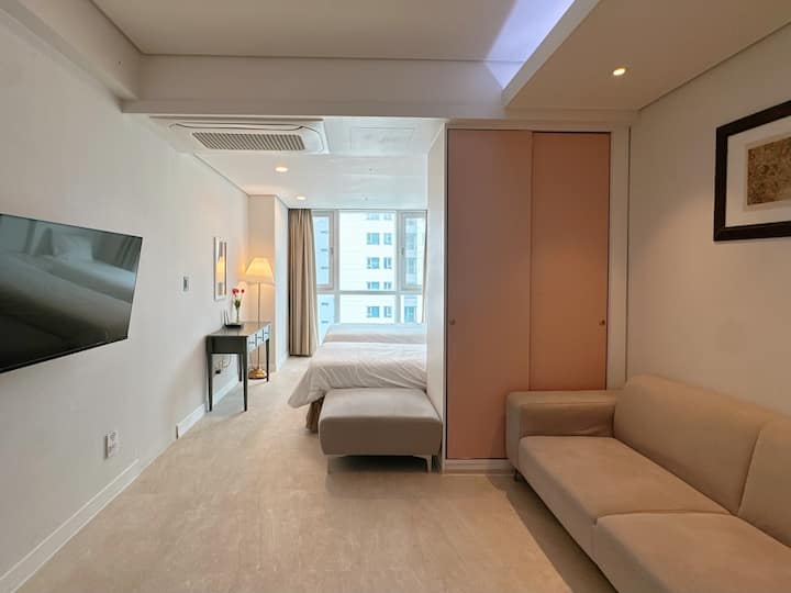 [Hyoi Stay Centum Hotel] #66디럭스트윈(리뉴얼) #벡스코앞 #요트할인 - Busan