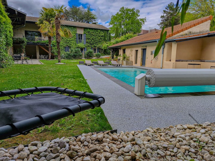 Maison De Charme Spa, Sauna, Piscine Chauffée - Mions