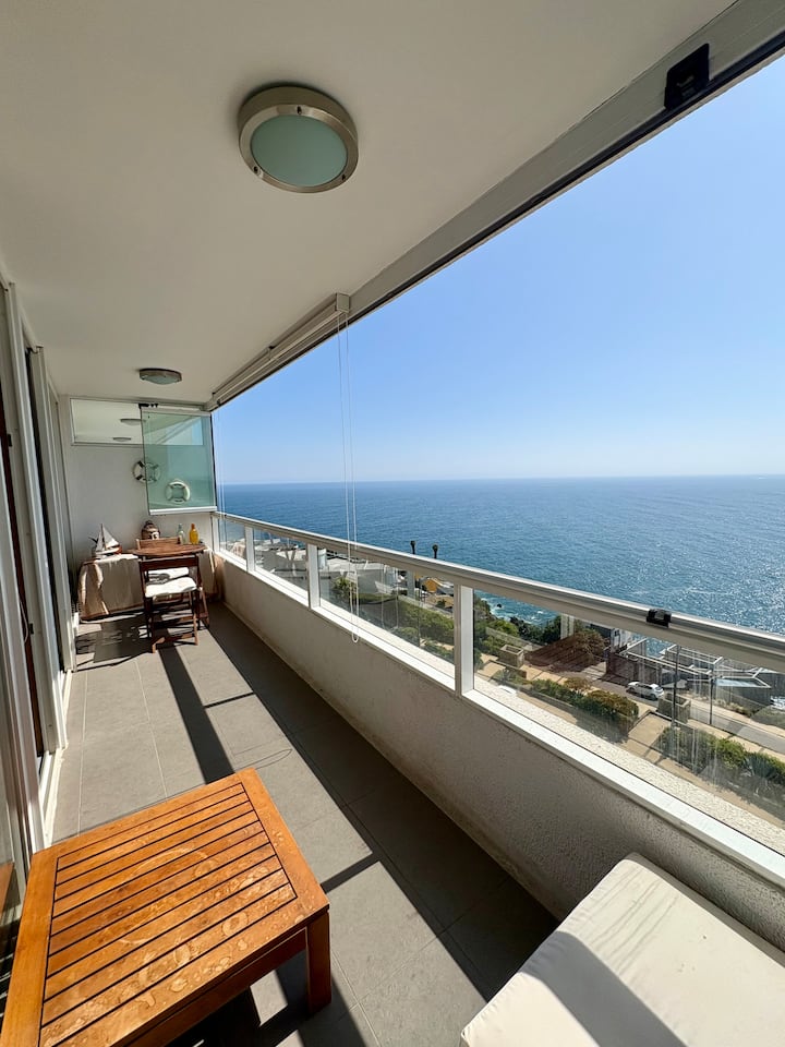 Hermosa Vista Frontal Al Mar - Concón