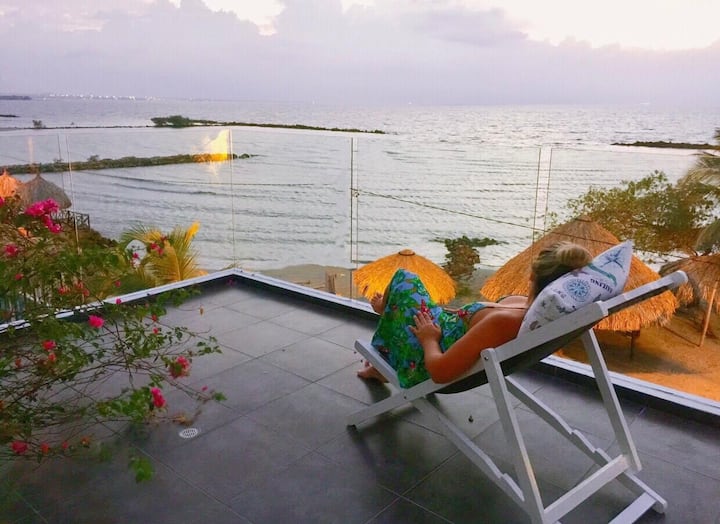 Casa Coco, Cabaña Moderna Frente Al Mar Y Piscina - Covenas