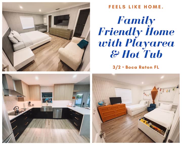 Family & Pet Friendly W Fenced Play Area & Hottub - Coconut Creek