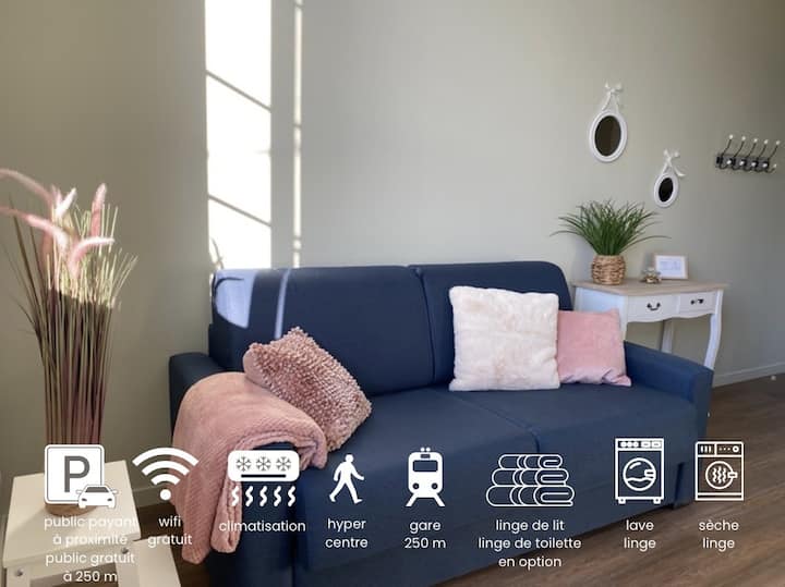 Marianne 6, Appartement 4 Pers, Hyper Centre, Wifi - Bergerac