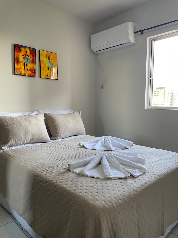 Apê Equipado, Ar Condic, Wi-fi, Cozinha, No Centro - Foz do Iguaçu