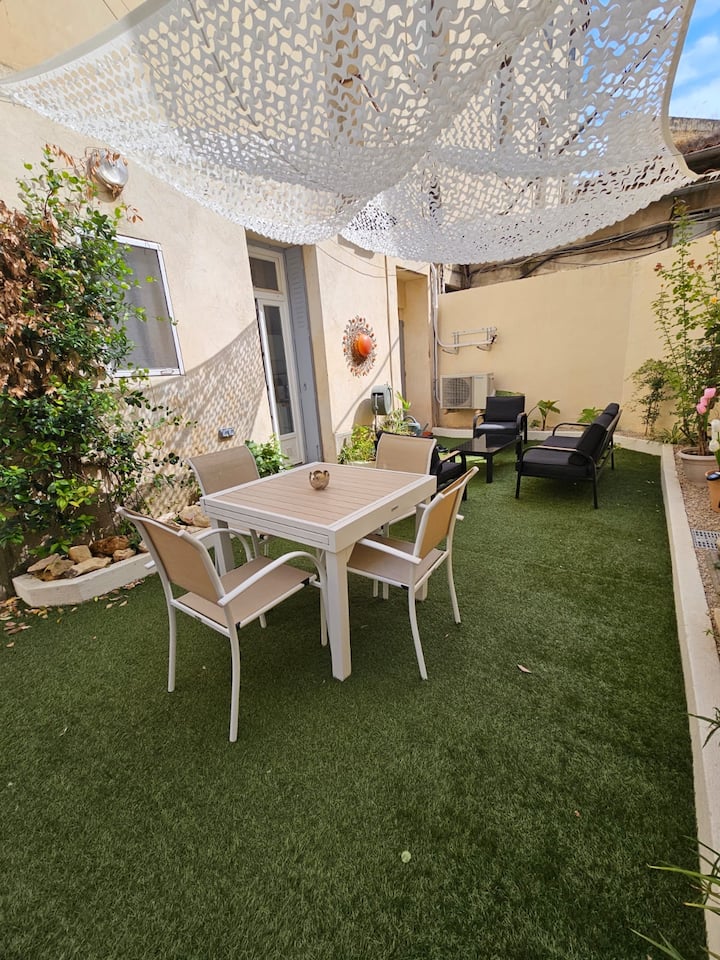 Appart Avec Jardin, Parking, Wi-fi, Proche Gare - Montpellier