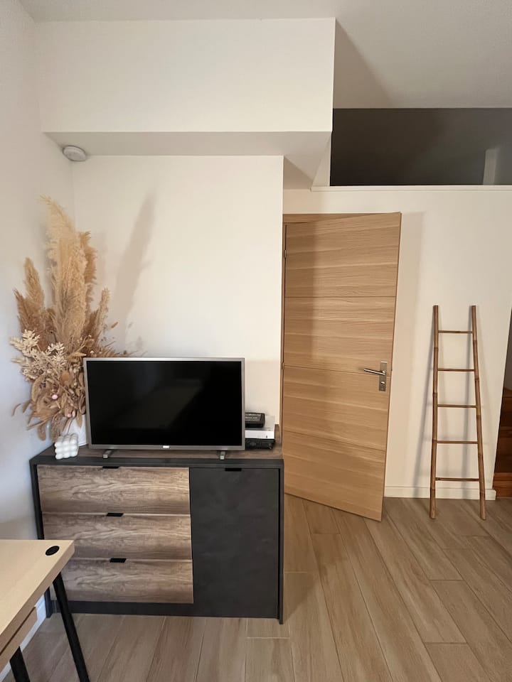 • Studio Avec Chambre • Calme / Clim & Wifi & Tv • - La Trinité