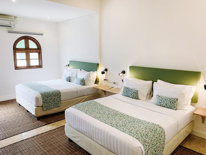 Double Queen Apartment Close To The Beach - Kuta