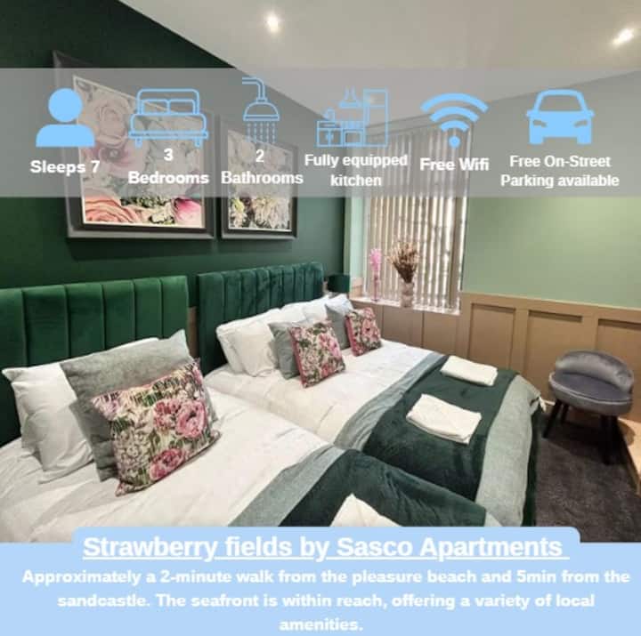Strawberry Fields Suite By Sasco Apartments - Blackpool