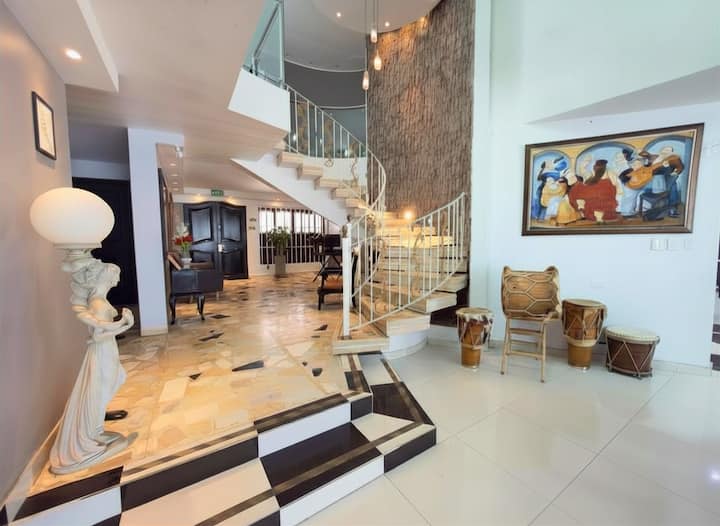 Luxury House • Pool • Beach • 7 Rooms • Groups - Cartagena de Indias
