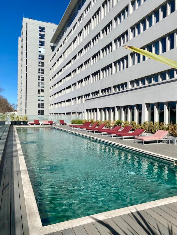 Industrial Looking Apartment Retiro Pool Gym - Buenos Aires