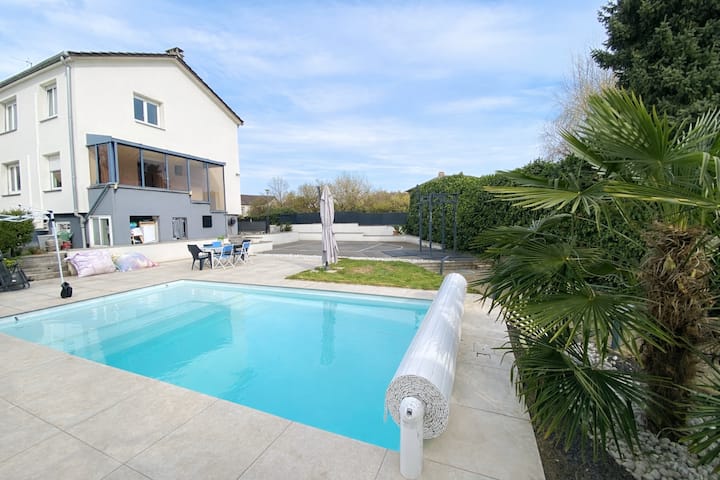 Maison Piscine Chauffée à - De 15’ De Strasbourg - Bas-Rhin