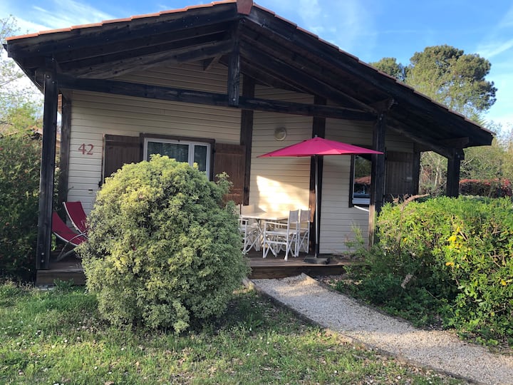 Biscarrosse-parentis Chalet T3-4pers Bord Du Lac - Biscarrosse