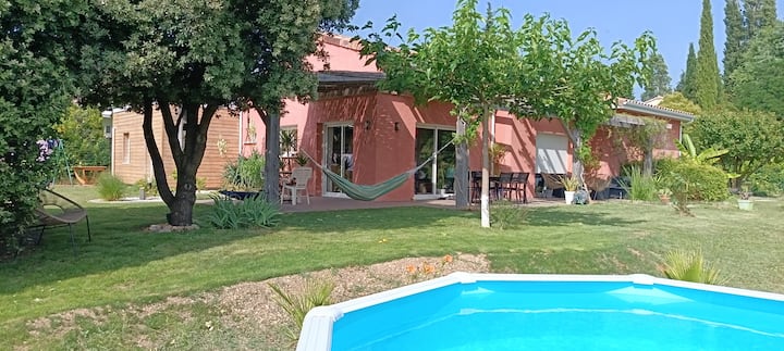 Villa Provençale 3 Chambres : 6 Personnes + 1 Bébé - Drôme