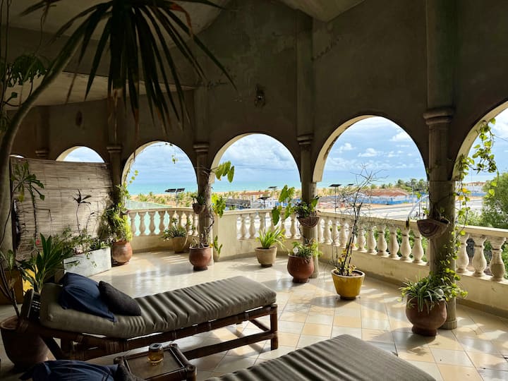 'Bon Vent' Appartement Terrasse Spacieuse Vue Mer - Benin