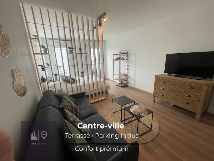 Studio Terrasse Et Parking, 4 Pers By Alp Chartres - Chartres