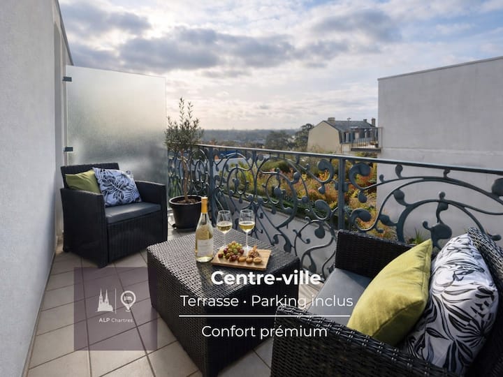 Studio Terrasse Et Parking, 4 Pers By Alp Chartres - Chartres