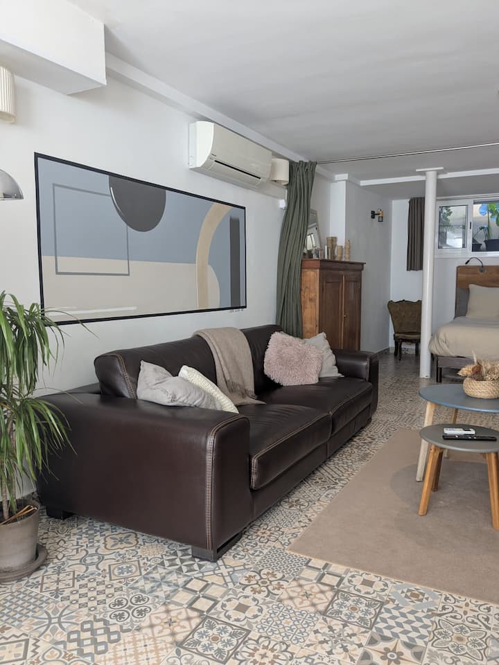 Studio 45 M2 Avec Patio 6 Mm A Pied De La Plage. - Roda de Bará