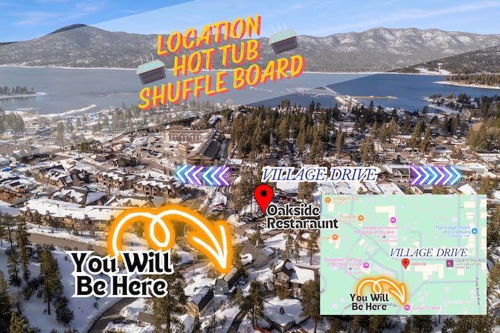 88 Steps To The Village, Hottub, Shuffle Board - Big Bear Lake, CA