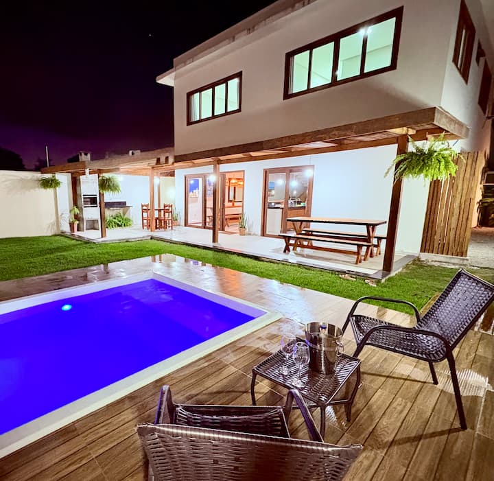 Casa C/ Piscina E 4 Suítes Em Arraial D'ajuda - Ba - Porto Seguro