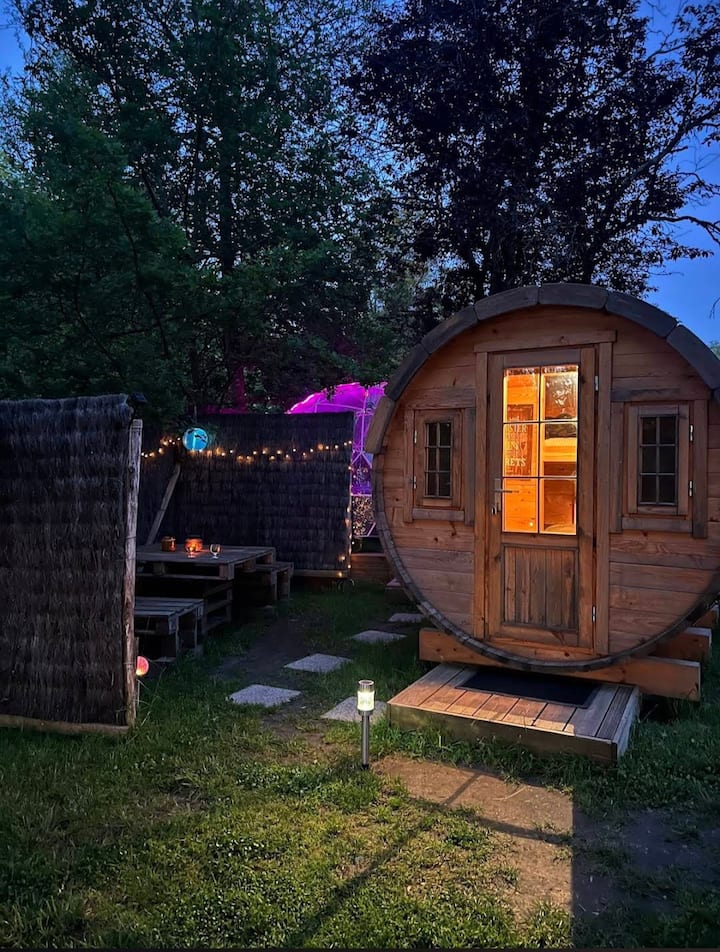Incroyable Tonneau Spa Sous Bulle Privatif - Loir-et-Cher