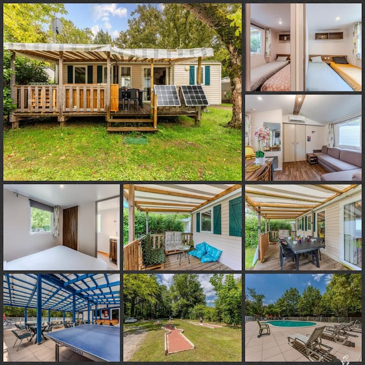 Mobil Home 3 Ch Clim L’orée Des Landes - Mézos