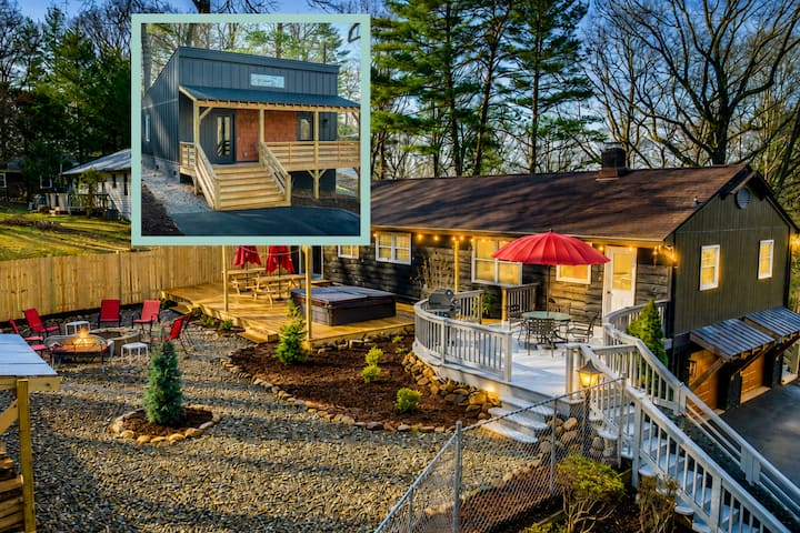 Luxury Mountain Retreat With Hot Tub And Fire Pit - Asheville