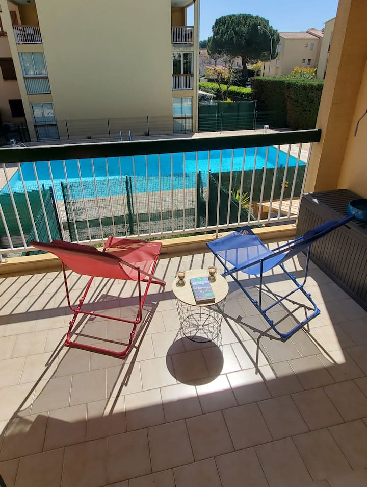 Studio 4p, Résidence Sécurisée Et Accès Piscine - Sanary-sur-Mer