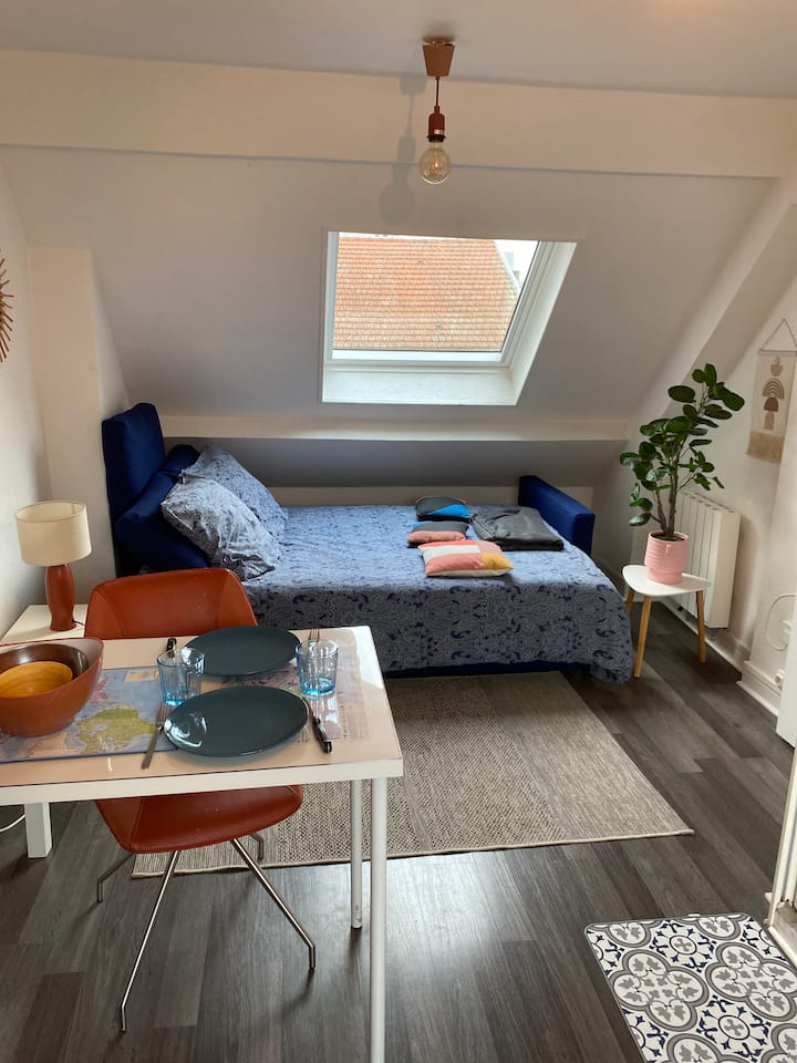 Studio 600 M Gare 3mn à Pied Plateau Piétonnier - Metz