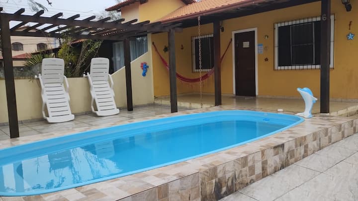 Casa Com Piscina Em Cond.550m Da Praia Costa Azul - Rio das Ostras