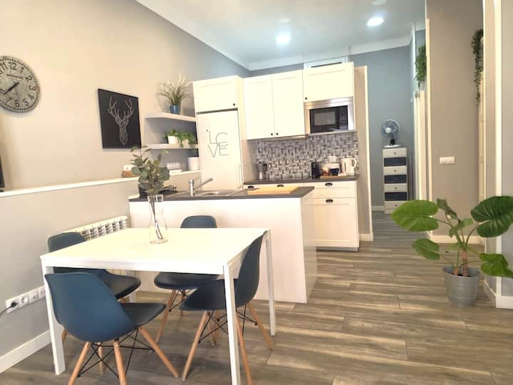 Street Level In Residential Area - Madrid