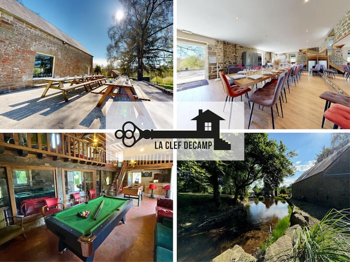 La Clef Decamp Moulindugast 35pers : Jacuzzi Sauna - Calvados