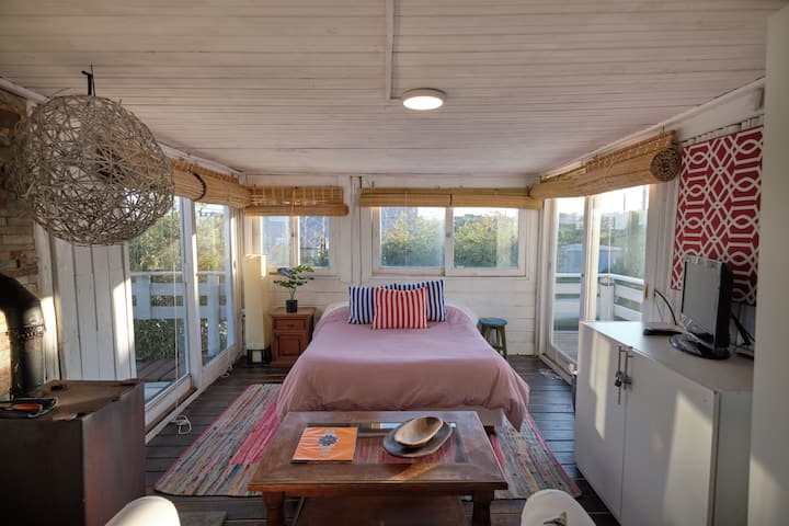 Little Beach House With Grill, Wood Stove & Wi-fi - Balneario Buenos Aires
