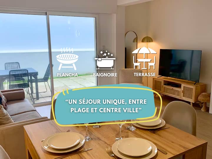 Appart Du Palais - Jardin Privé - 100m De La Mer - Les Sables-d'Olonne