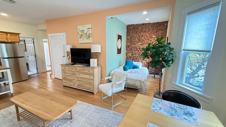 Walk To Mit+harvard. Street Parking Pass. Sunny! 2 - Cambridge, MA