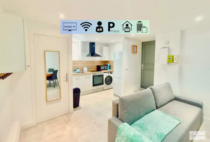 Appartemple A - Basement - Downtown - Meaux