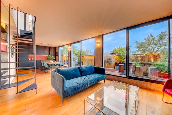 Duplex D'architecte, Terrasse, Sauna à Montmartre - 파리