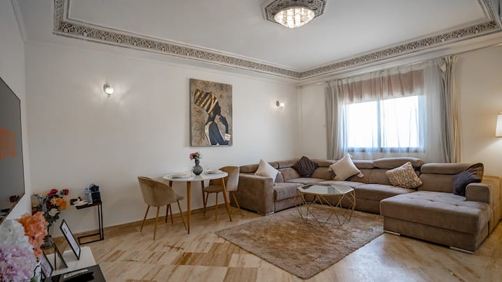 Luxury, Cosy Apartement (Pool, Balcony, Parking) - Marrakech