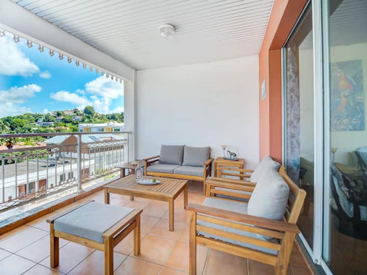 Grand (140m²) Appartement Familial - Anse Mitan - Martinique