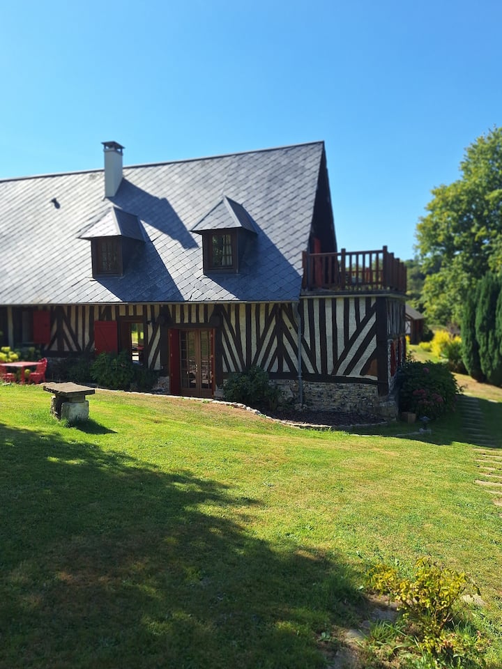 Belle Maison Normande 4 Ch- 4 S De Bain - 8 Pers - Beuzeville