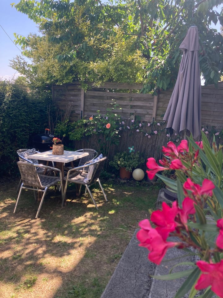 Beau T2 Avec Jardin Ensoleillé - Caen