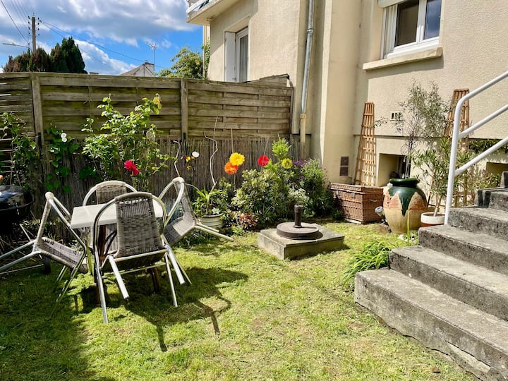 Beau T2 Avec Jardin Ensoleillé - Caen