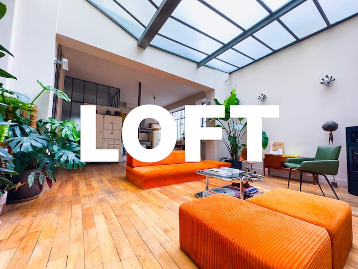 Calme Et Spacieux Loft - Duplex - Paris