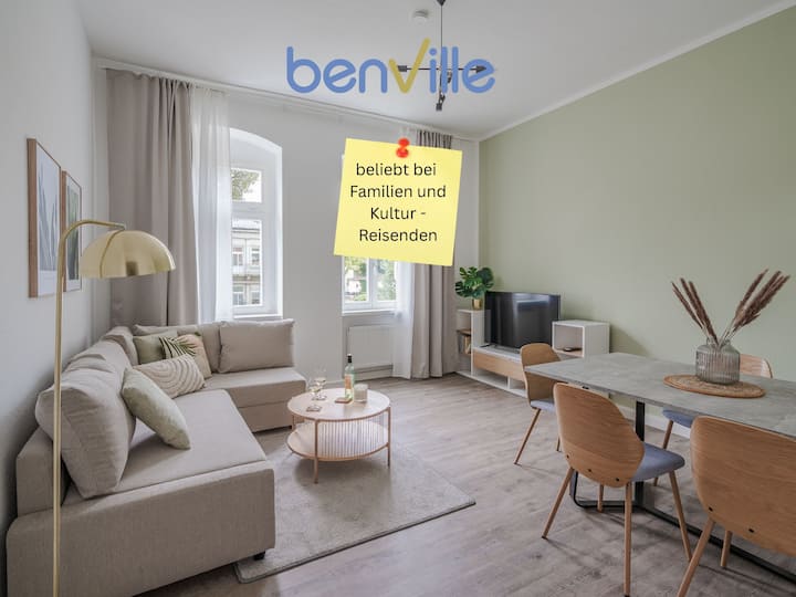 Benville Bv01 | Parking - Quiet - Central - Wifi - Meißen