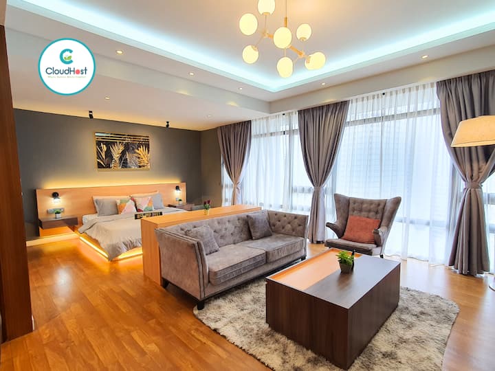 Anggun Spacious Studio Near Klcc 400m Monorail Stn - Kuala Lumpur