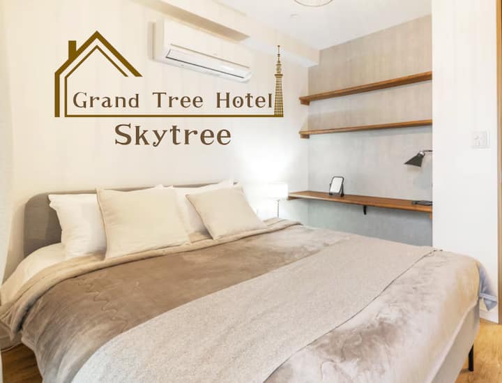 Splendid View Of Skytree! 3bdr【grandtree Hotel501】 - 淺草