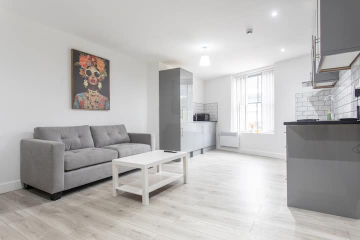 Modern New 1 Bed City Centre Apartment F2ng - Saltaire, Shipley