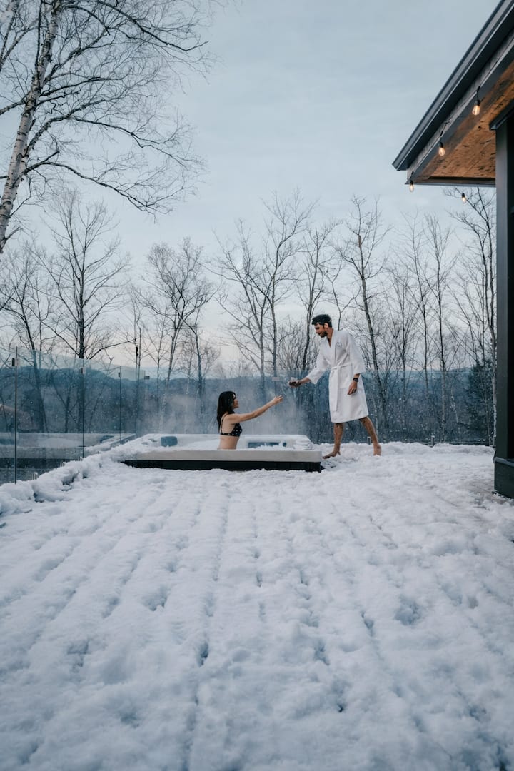 Luxury Scandinavian Retreat In Tremblant With Spa - Laurentides