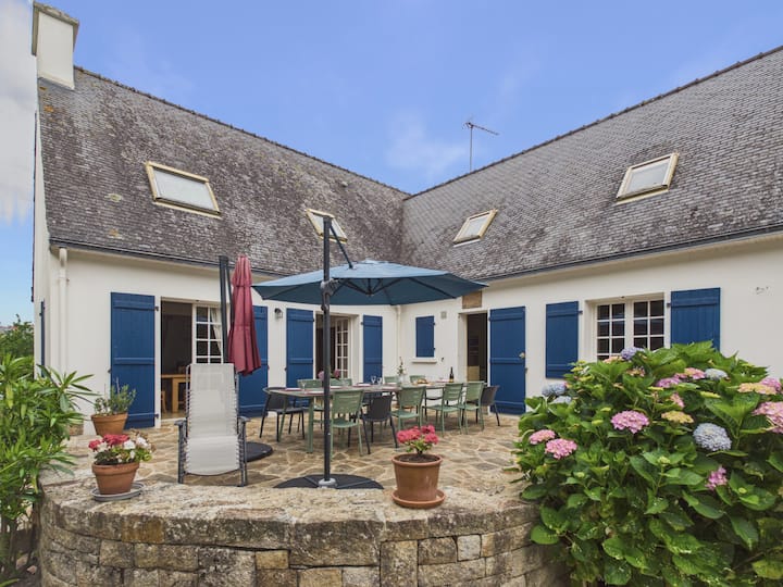 A 800 M Du Port -Maison Avec Terrasse Bbq- 12 Pers - Île-Tudy
