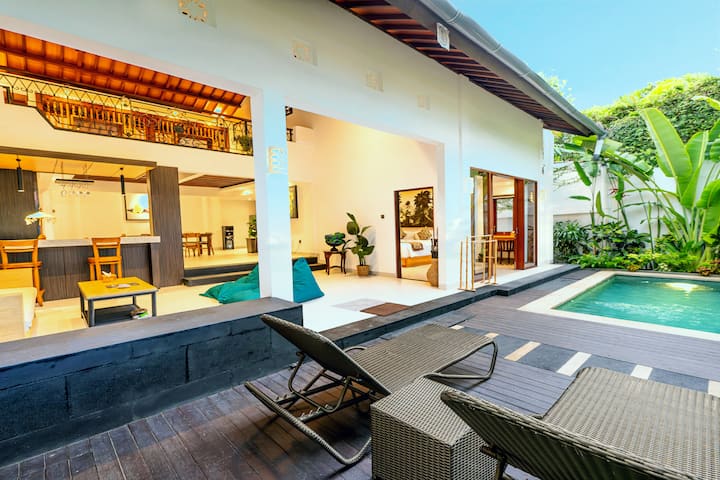 450 Meters To Beach, 2 Br Private Pool Villa (B) - Legian