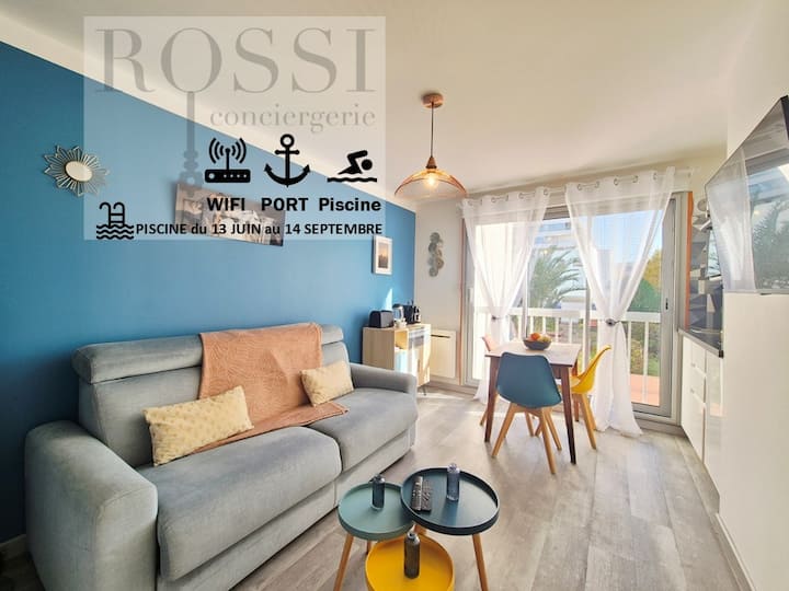 Elegant Club Suite | Centre | Wi-fi | Swimming Pool - La Grande-Motte