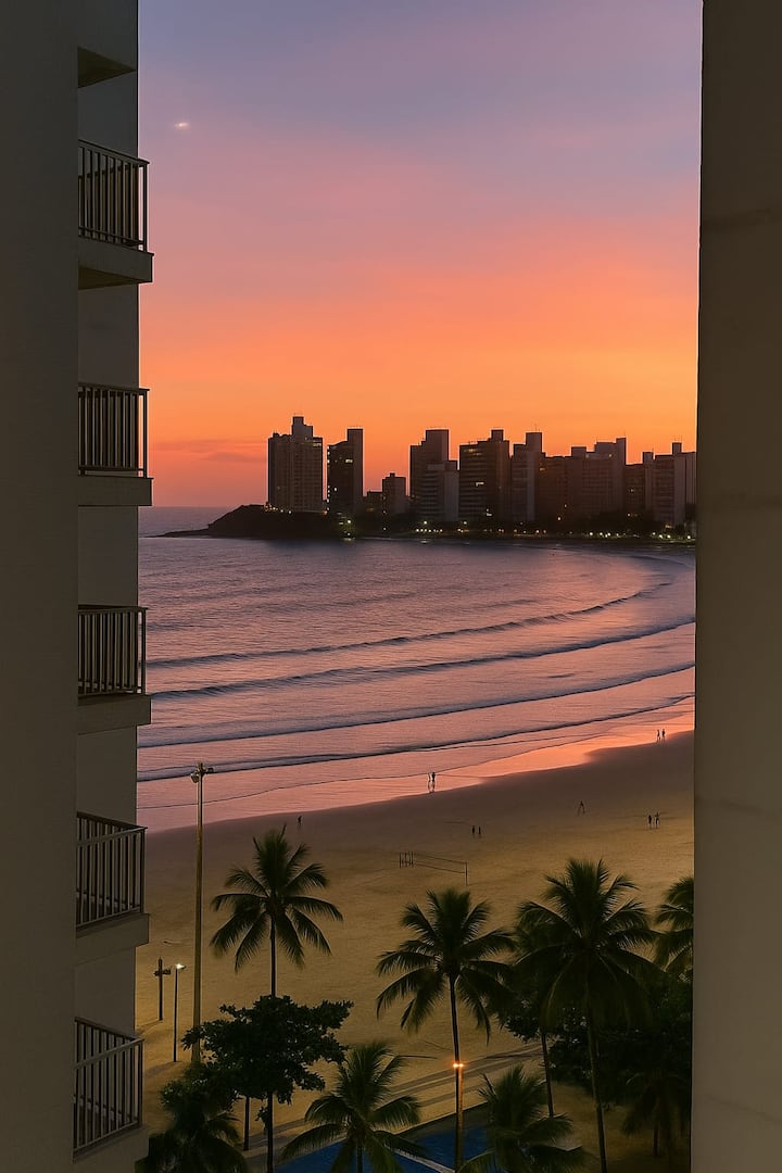 Kitnet Frente Ao Mar Pitangueiras-ar Condicionado - Guarujá